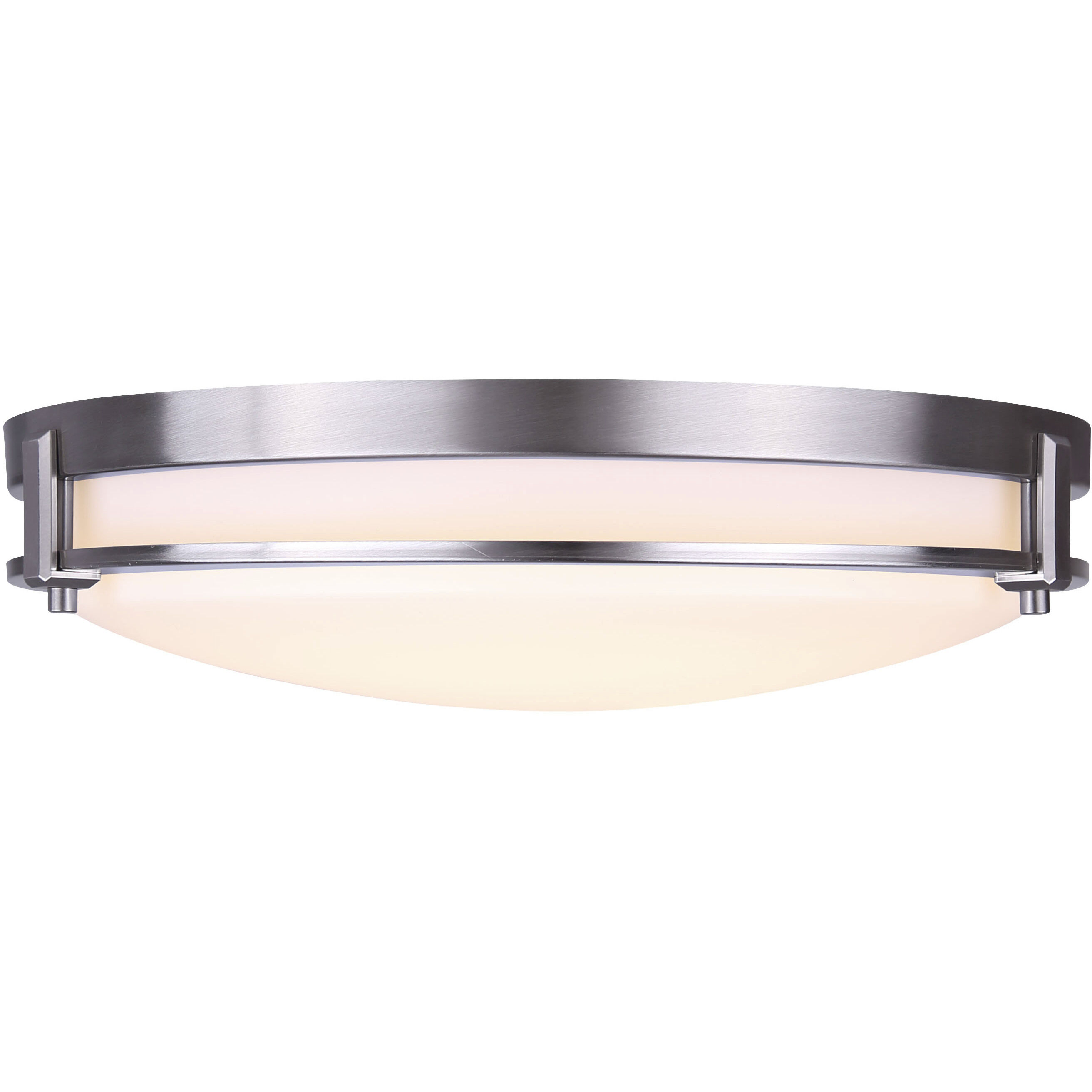 Canarm LFM112A13BN Madison LED 13 inch Brushed Nickel Flush Mount ...