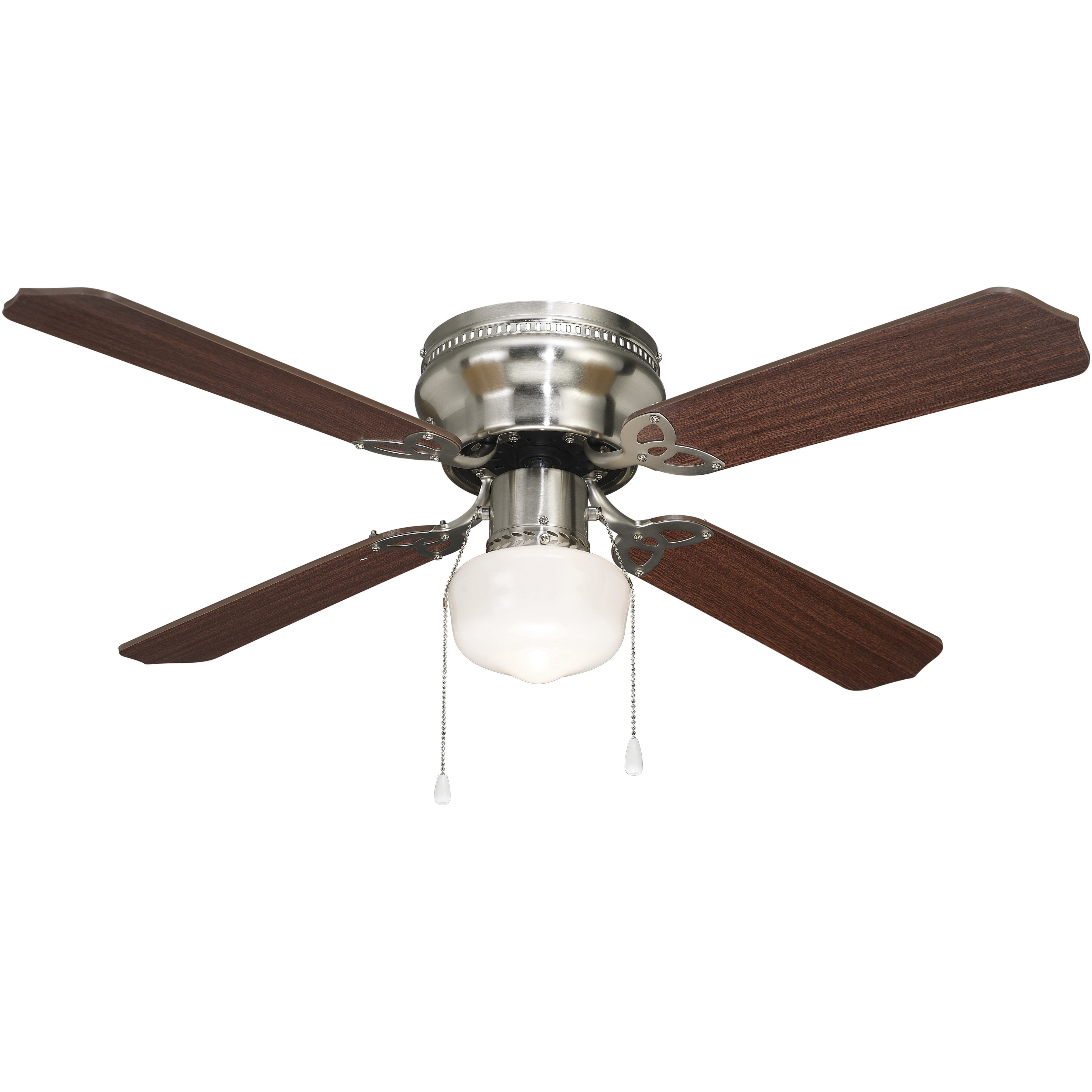 Canarm CF42NEP4BN Madison 42 inch Brushed Nickel with Maple/Cherry ...